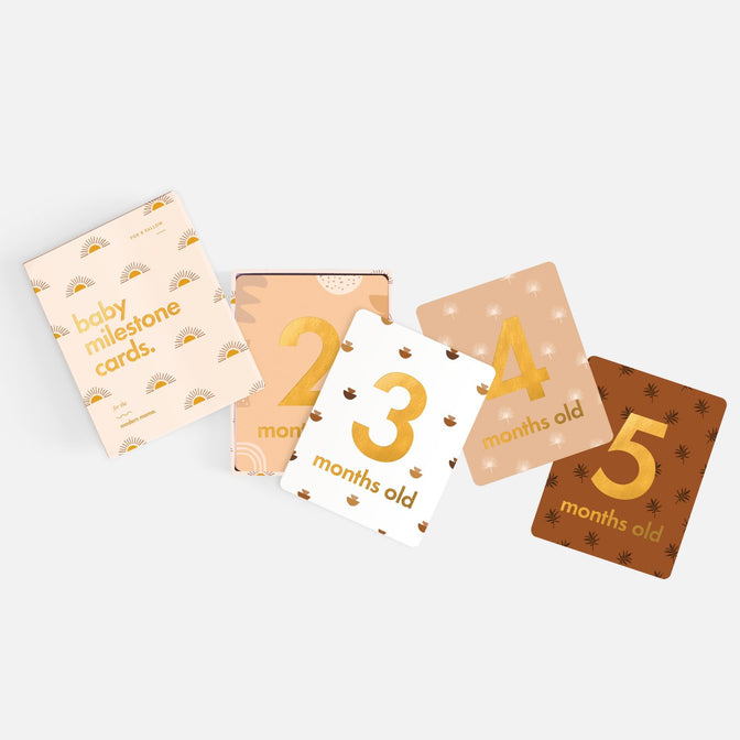 Fox & Fallow Baby Milestone Cards - Boho– Rapt in a Box